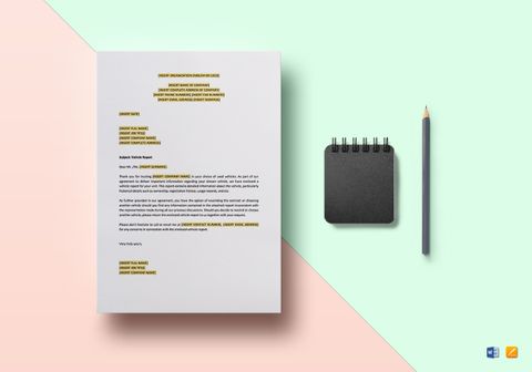 Vehicle Report Template in Word, Apple Pages