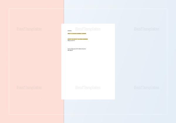 Autopsy Report Template in Word, Apple Pages