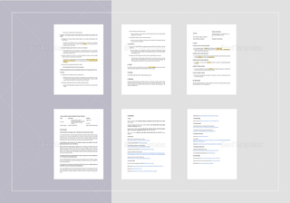 Strategic Life Plan Template in Word, Apple Pages