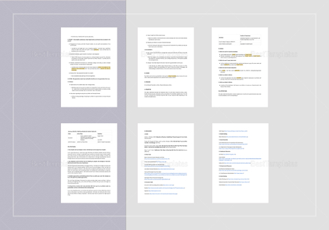 Strategic Life Plan Template in Word, Apple Pages