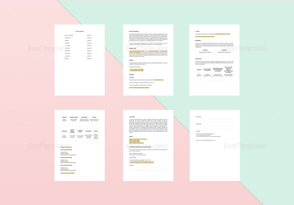 Leadership Development Plan Template in Word, Apple Pages