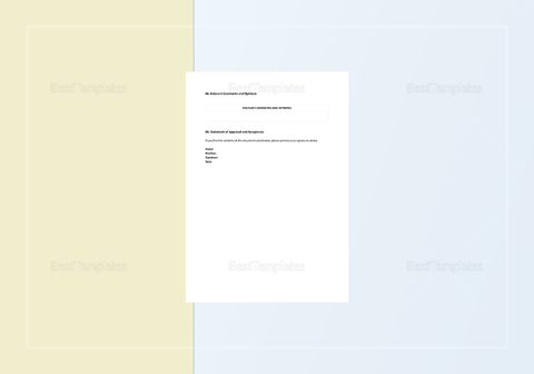 Decision Memo Template in Word, Apple Pages
