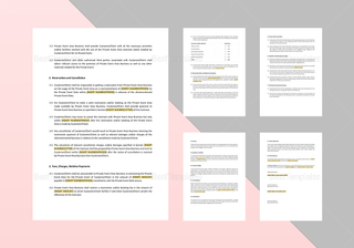 Private Event Contract Template in Word, Apple Pages