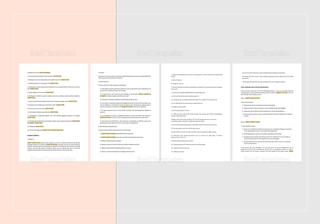 School Project Proposal Template in Word, Apple Pages