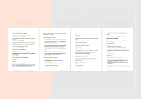 School Project Proposal Template in Word, Apple Pages