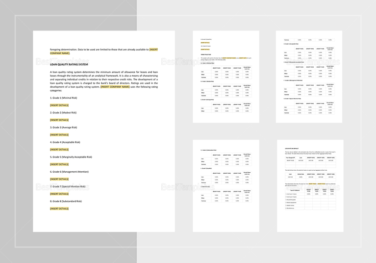 Data Analysis Report Template in Word, Apple Pages
