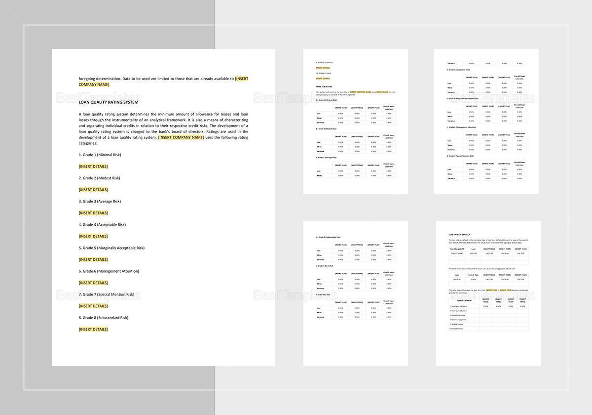 Data Analysis Report Template In Word Apple Pages