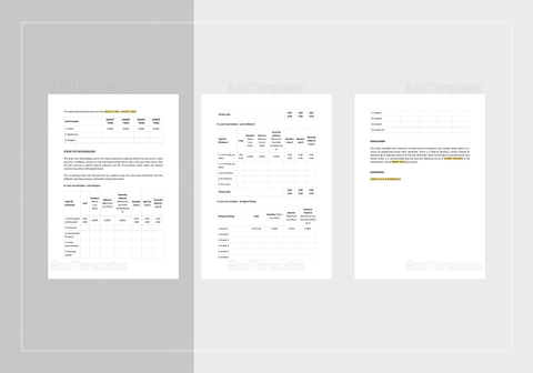 Data Analysis Report Template in Word, Apple Pages