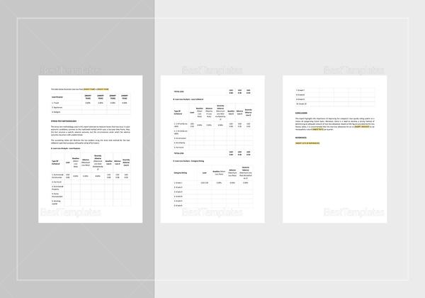 Data Analysis Report Template in Word, Apple Pages