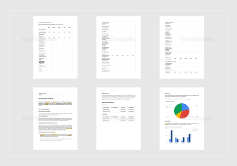 Marketing Situation Analysis Template in Word, Apple Pages