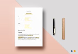 Exception Report Template in Word, Apple Pages