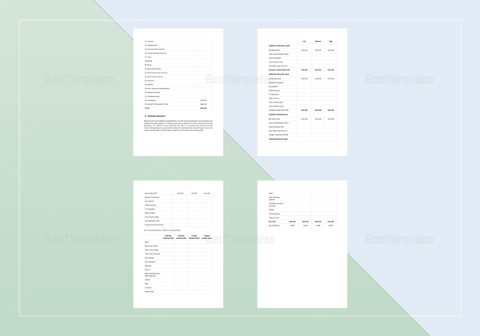 Film Business Plan Template in Word, Apple Pages