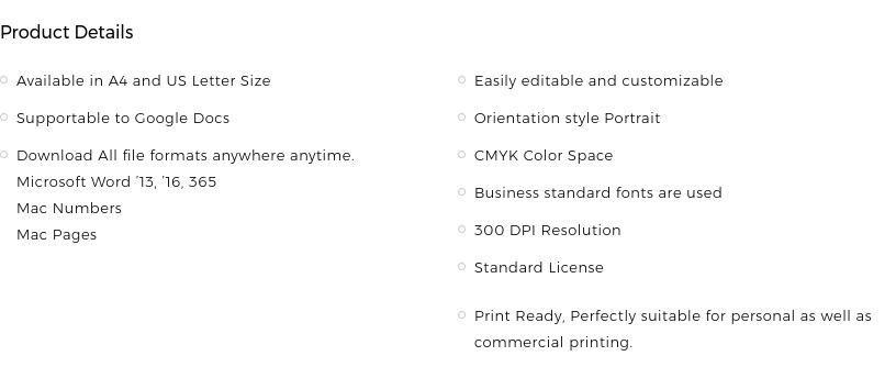 Standing Order Template in Word, Excel, Apple Pages, Numbers