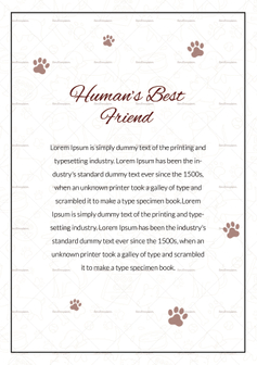 Premium Pet Funeral Program Template in Adobe Photoshop, Microsoft Word