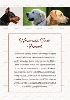 Honest Pet Funeral Program Template in Adobe Photoshop, Microsoft Word