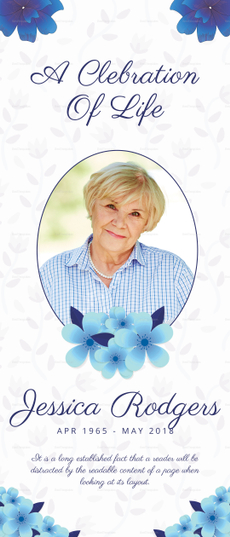 Premium Funeral Roll-up Banner Template in Adobe Photoshop, Illustrator