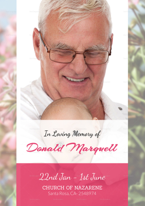 Funeral Resolution Memorial Template in Adobe Photoshop, Microsoft Word