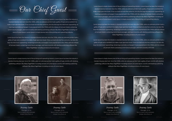 Premium Funeral Booklet Template in Adobe Photoshop, Microsoft Word