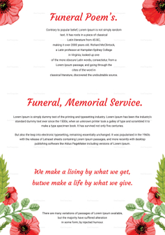Premium Funeral Service Template in Adobe Photoshop, Microsoft Word