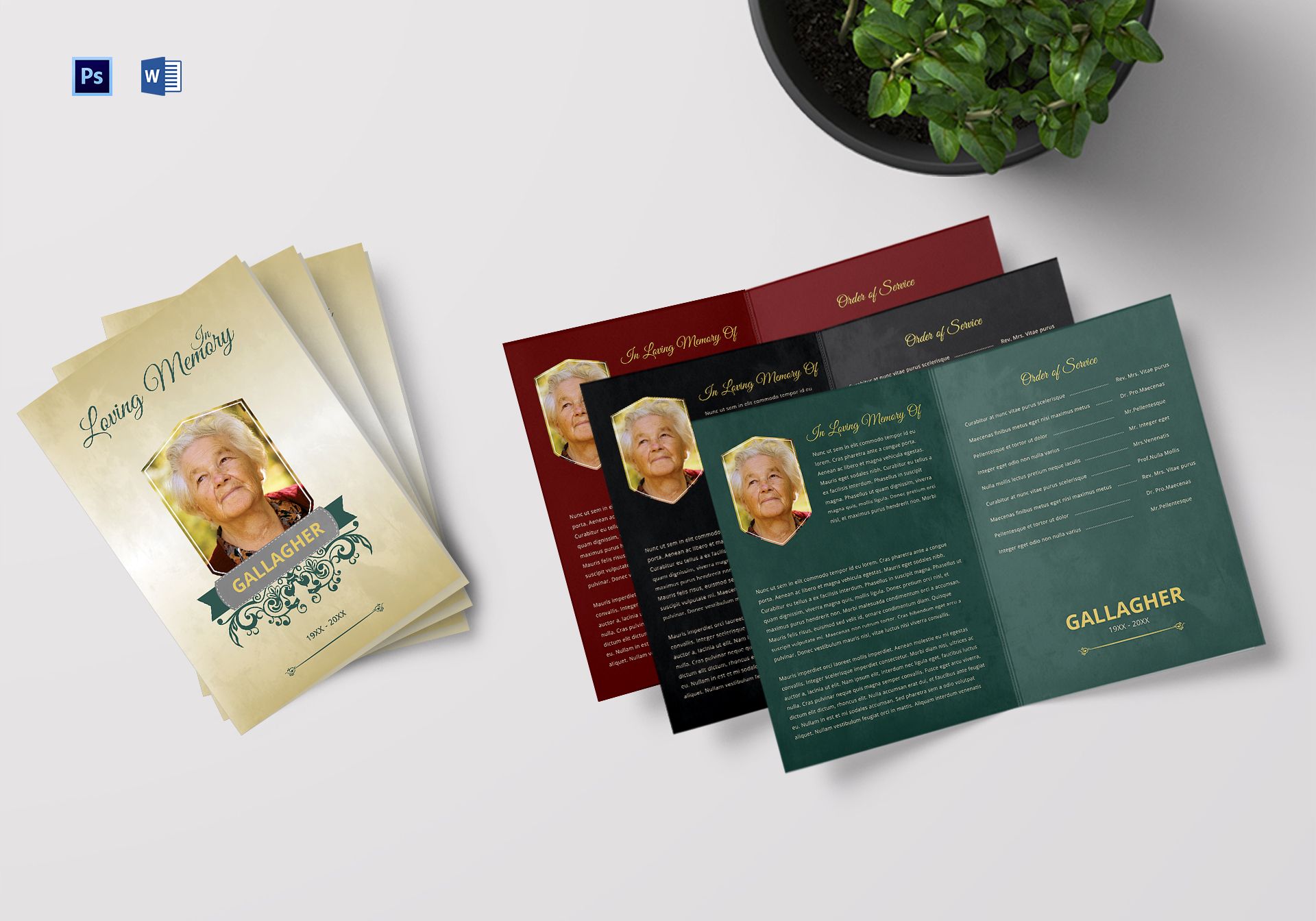 How To Create A Bi Fold Program In Word - Design Talk