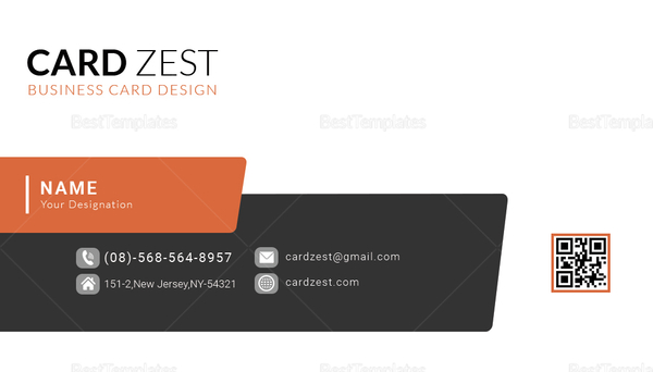 Multi-Purpose Business Card Design Template in Word, PSD, Publisher