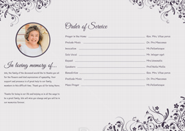 Eulogy Program Tri-fold Brochure Template in Adobe Photoshop, Microsoft ...
