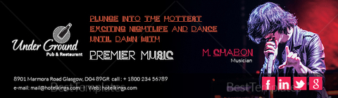 Pub And Restaurant Email Signature Design Template in PSD, HTML