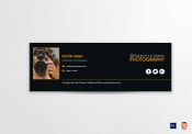Professional Email Signature Design Template in PSD, HTML