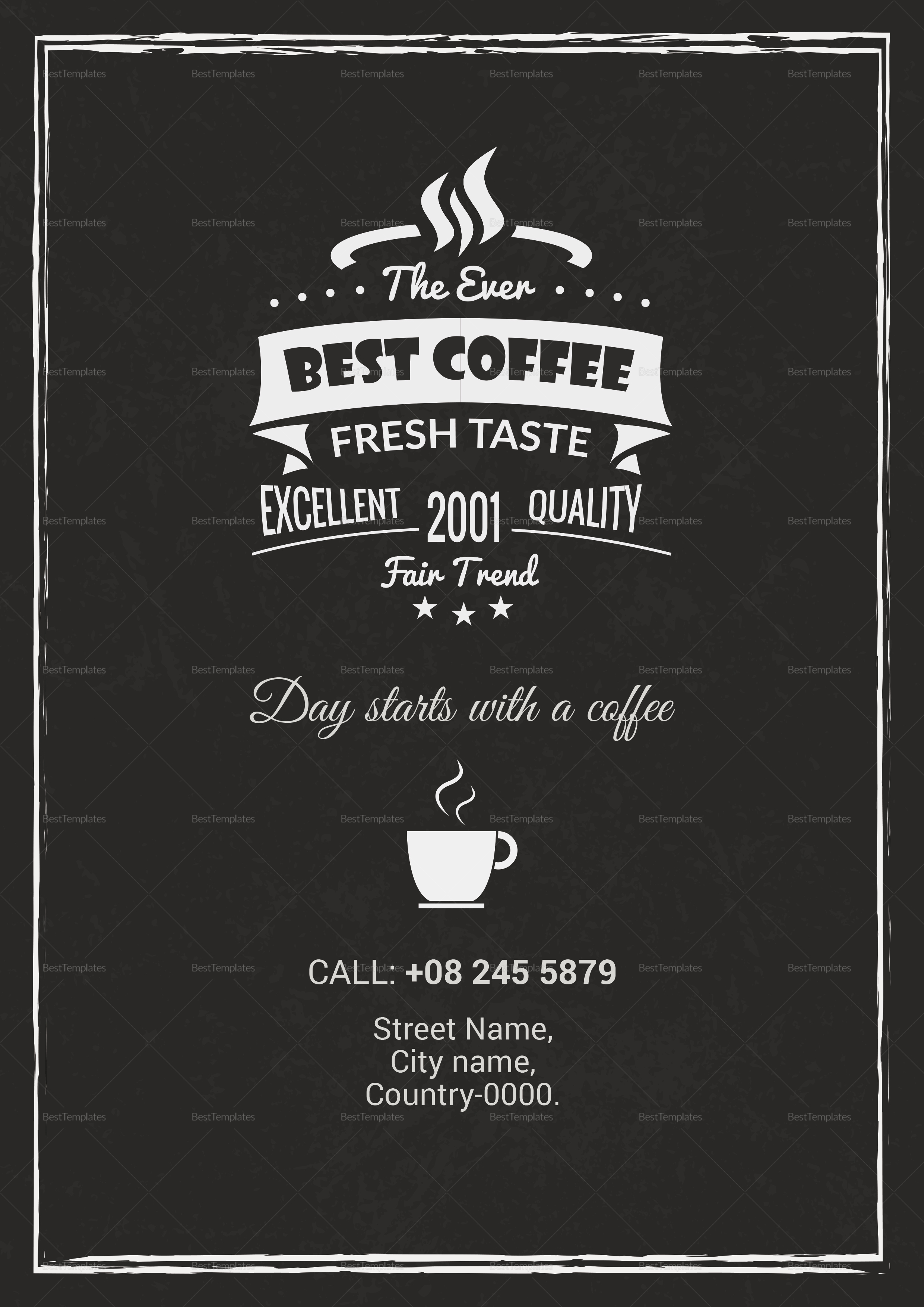Coffee Menu Template