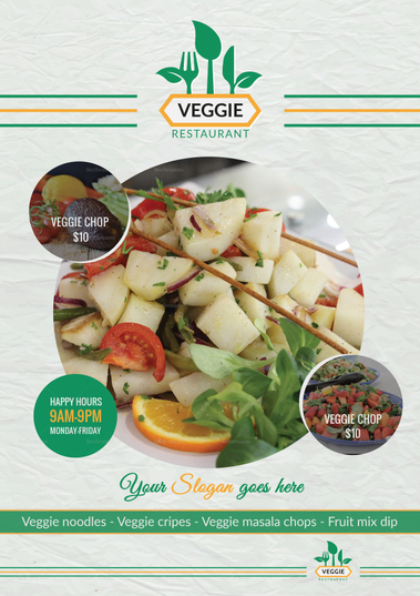 Farm Fresh Menu Design Template in PSD, Word, Publisher