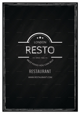 Modern Restaurant Menu Classic Design Template in PSD, Publisher, Word
