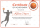 Basketball Award Achievement Certificate Design Template in Word, PSD