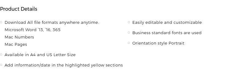 Price Quotation Document in Word, Excel, Openoffice, Apple Pages, Apple ...