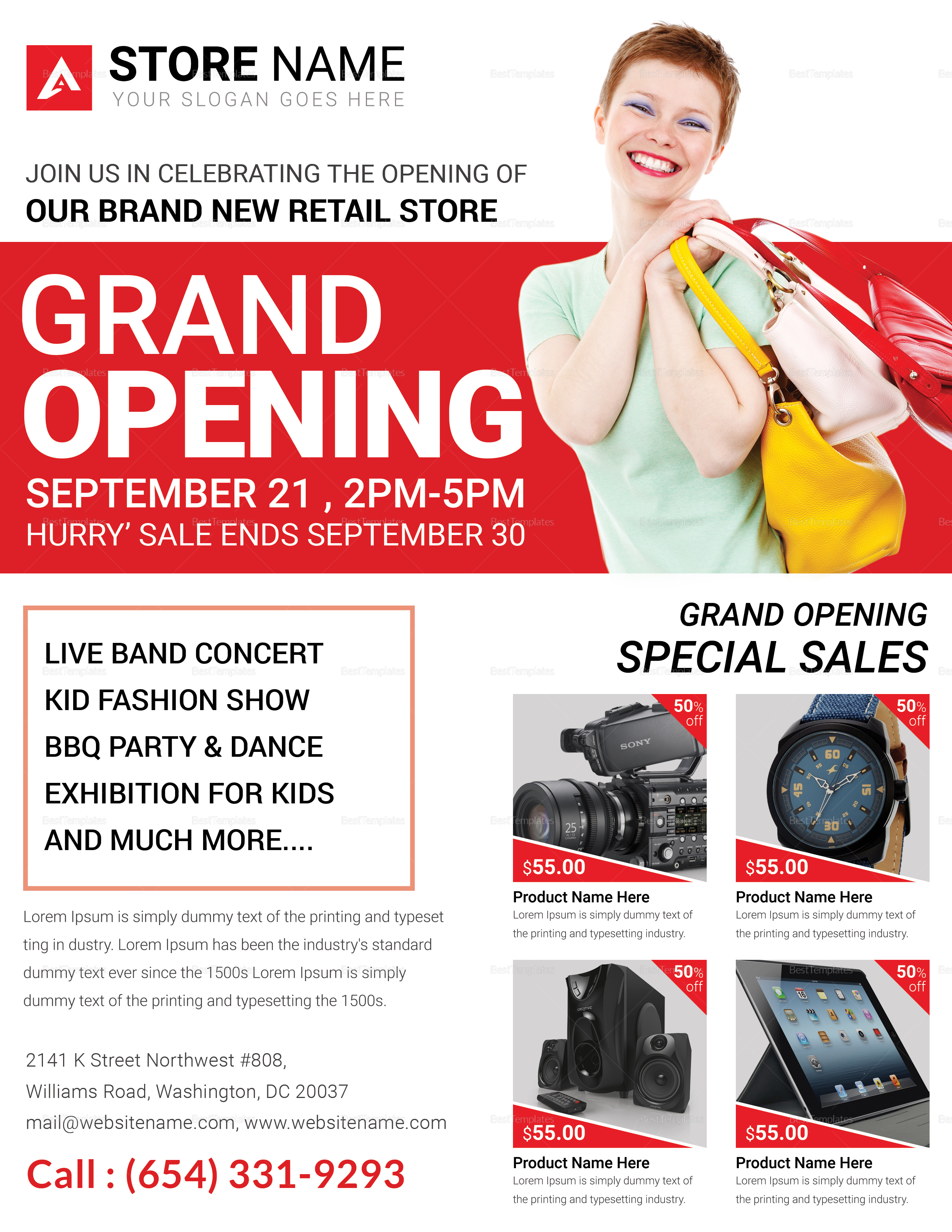 Retail Grand Opening Flyer